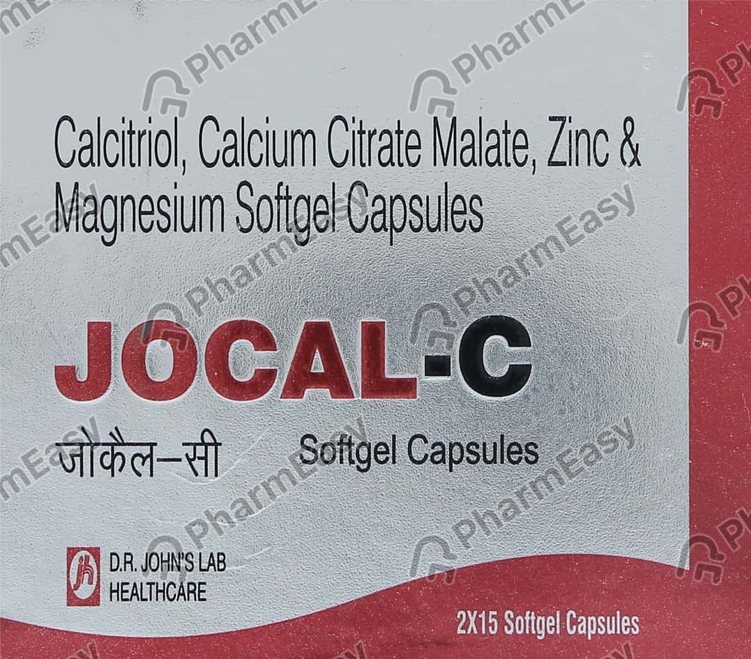 Buy Jocal C Strip Of 15 Capsules Online & Save Up to 24% at PharmEasy