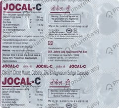 Buy Jocal C Strip Of 15 Capsules Online & Save Up to 24% at PharmEasy