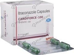 Candiforce 100 MG Capsule (4): Uses, Side Effects, Price & Dosage ...