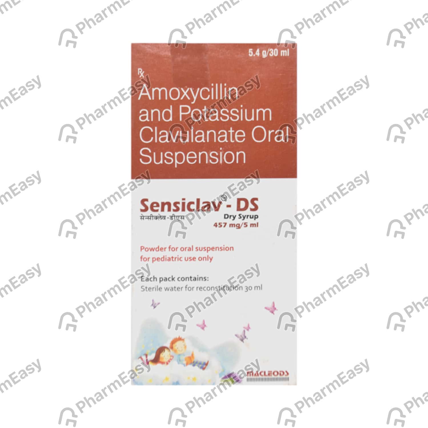 Sensiclav Ds 457mg Bottle Of 30ml Dry Syrup: Uses, Side Effects, Price ...