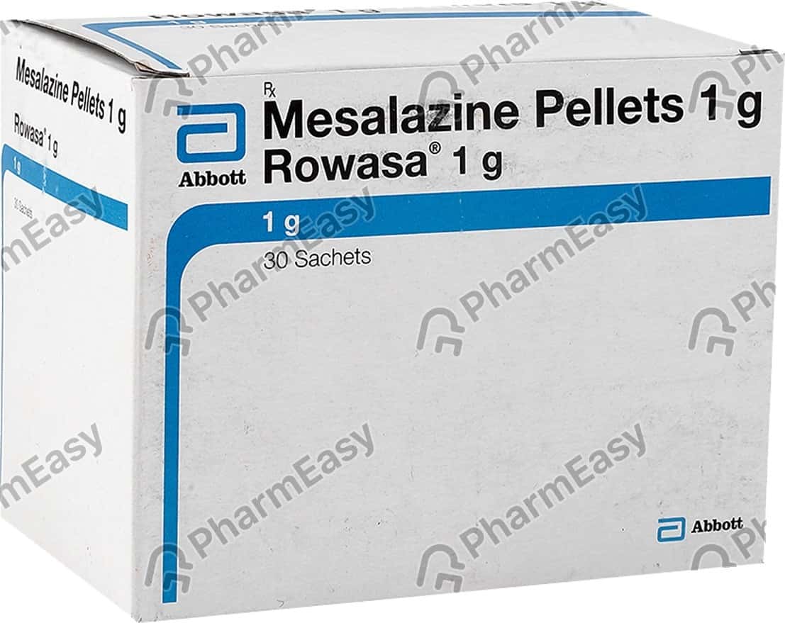 Rowasa 1 G Pellets (1): Uses, Side Effects, Price & Dosage | PharmEasy
