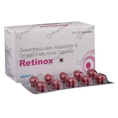 Buy Retinox Strip Of 10 Capsules Online at Flat 18% OFF* | PharmEasy