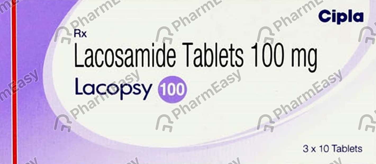 Lacopsy 100 MG Tablet (10): Uses, Side Effects, Price & Dosage | PharmEasy