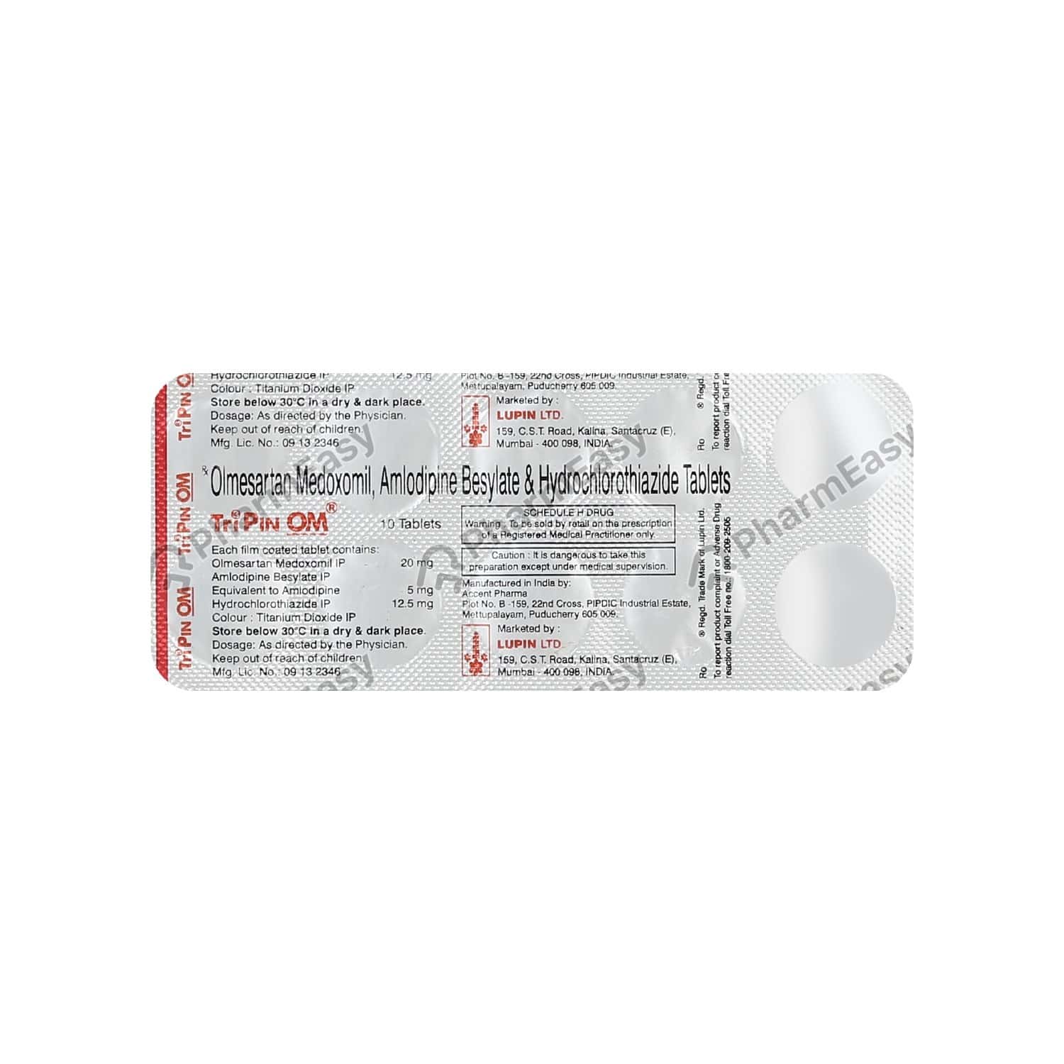 Buy Tripin Om 20mg Strip Of 10 Tablets Online at Flat 15% OFF | PharmEasy