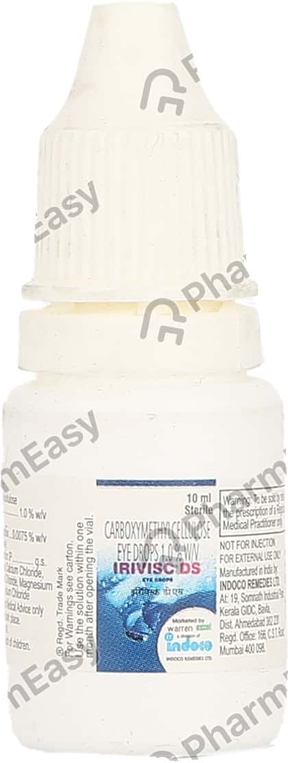 Irivisc Ds 1 %W/V Eye Drop (10): Uses, Side Effects, Price & Dosage ...