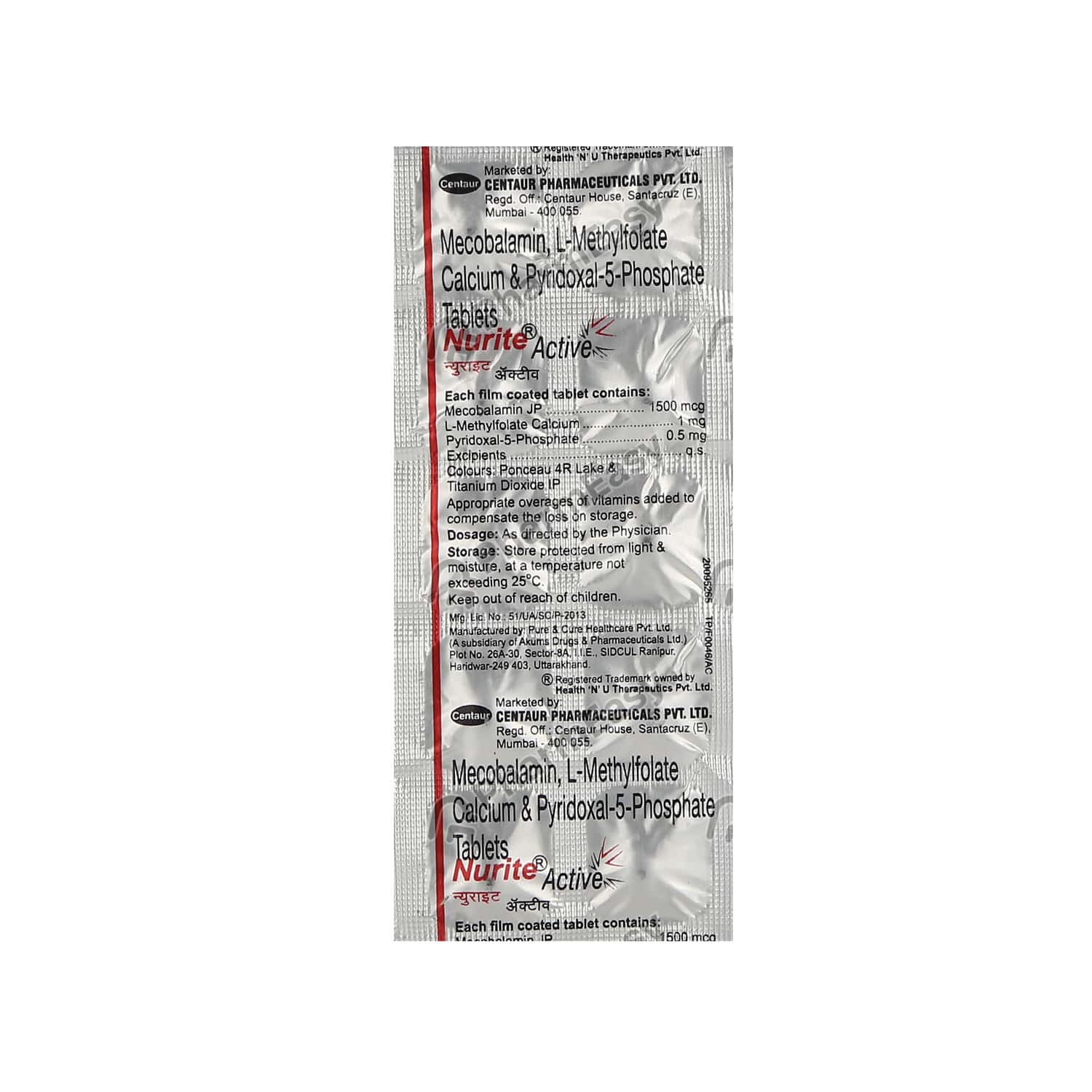 Buy Nurite Active Tablet Online at Flat 18% OFF* | PharmEasy