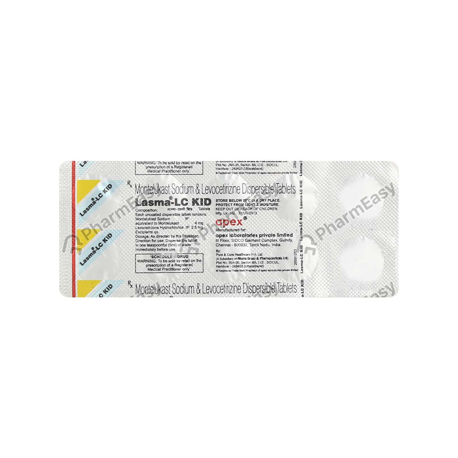 Lasma Lc Kid Tablet - Uses, Side Effects, Dosage, Composition & Price ...