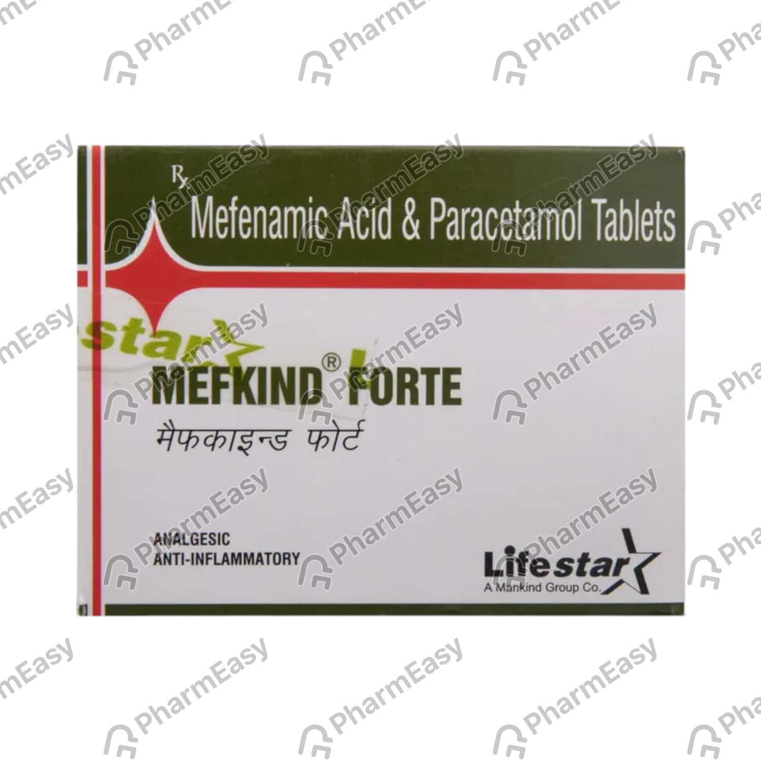 Mefkind Forte Strip Of 10 Tablets: Uses, Side Effects, Price & Dosage ...