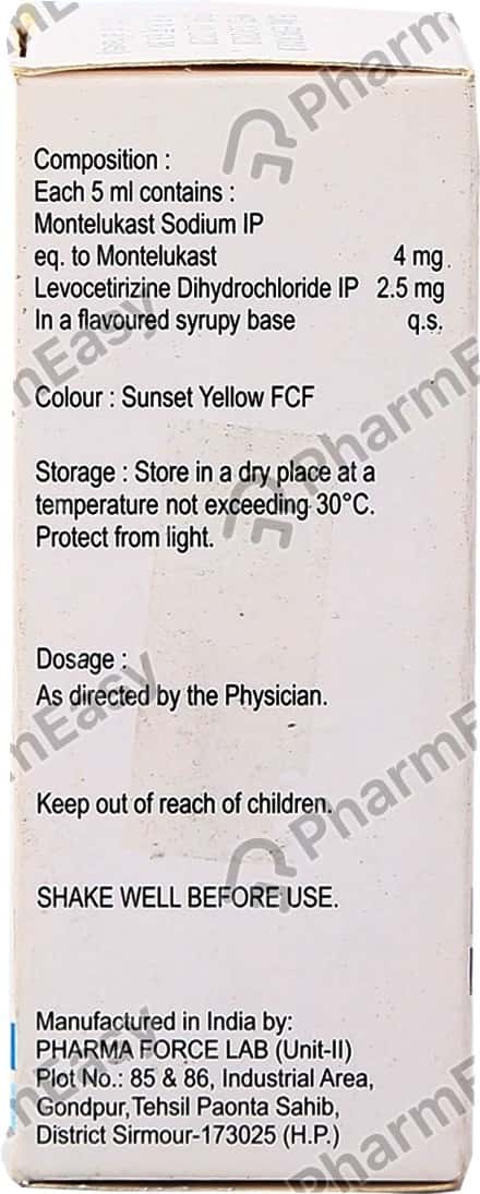 Monticope Bottle Of 60ml Suspension: Uses, Side Effects, Price & Dosage ...