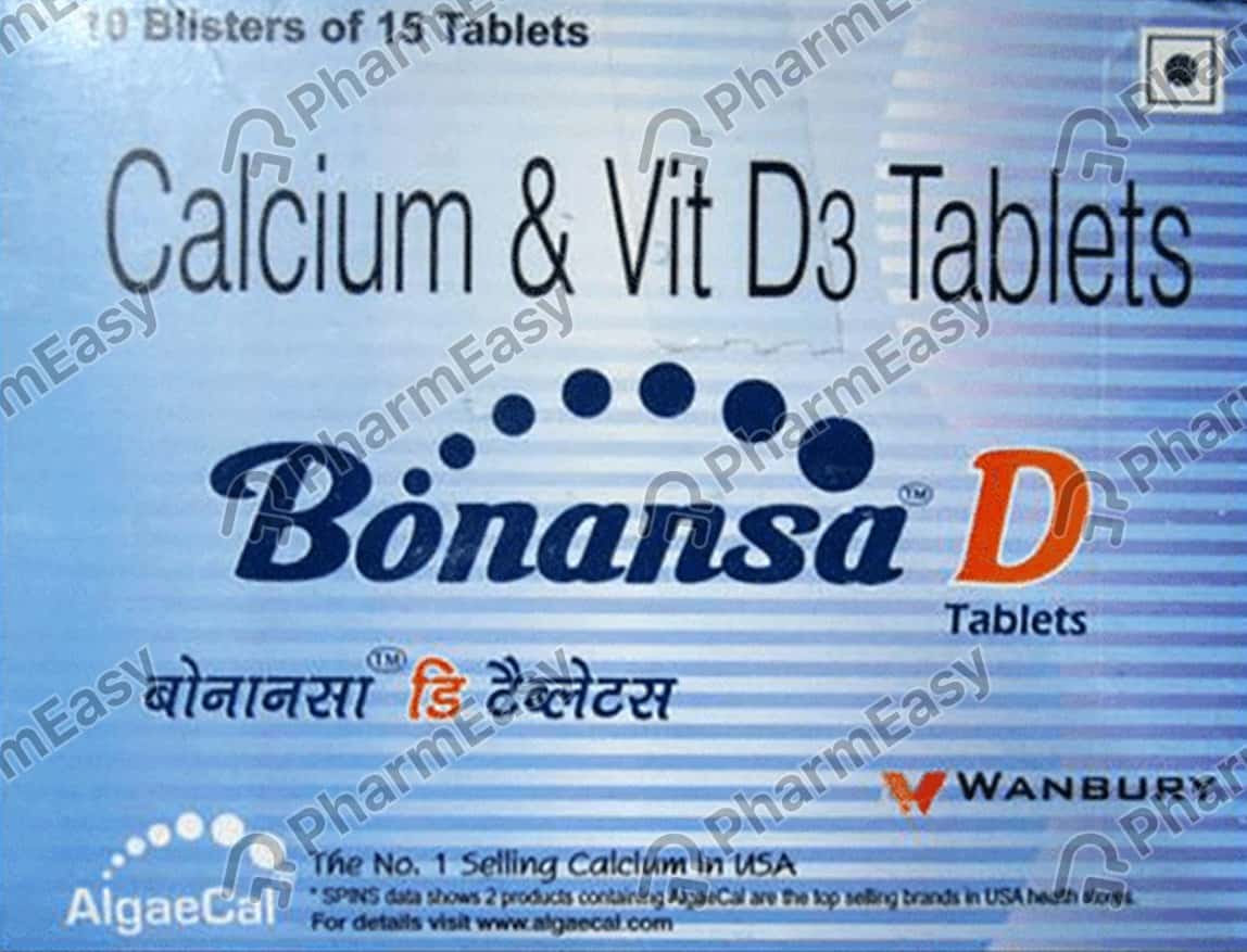 New Bonansa D Tablet 15'S: Uses, Side Effects, Price & Dosage | PharmEasy