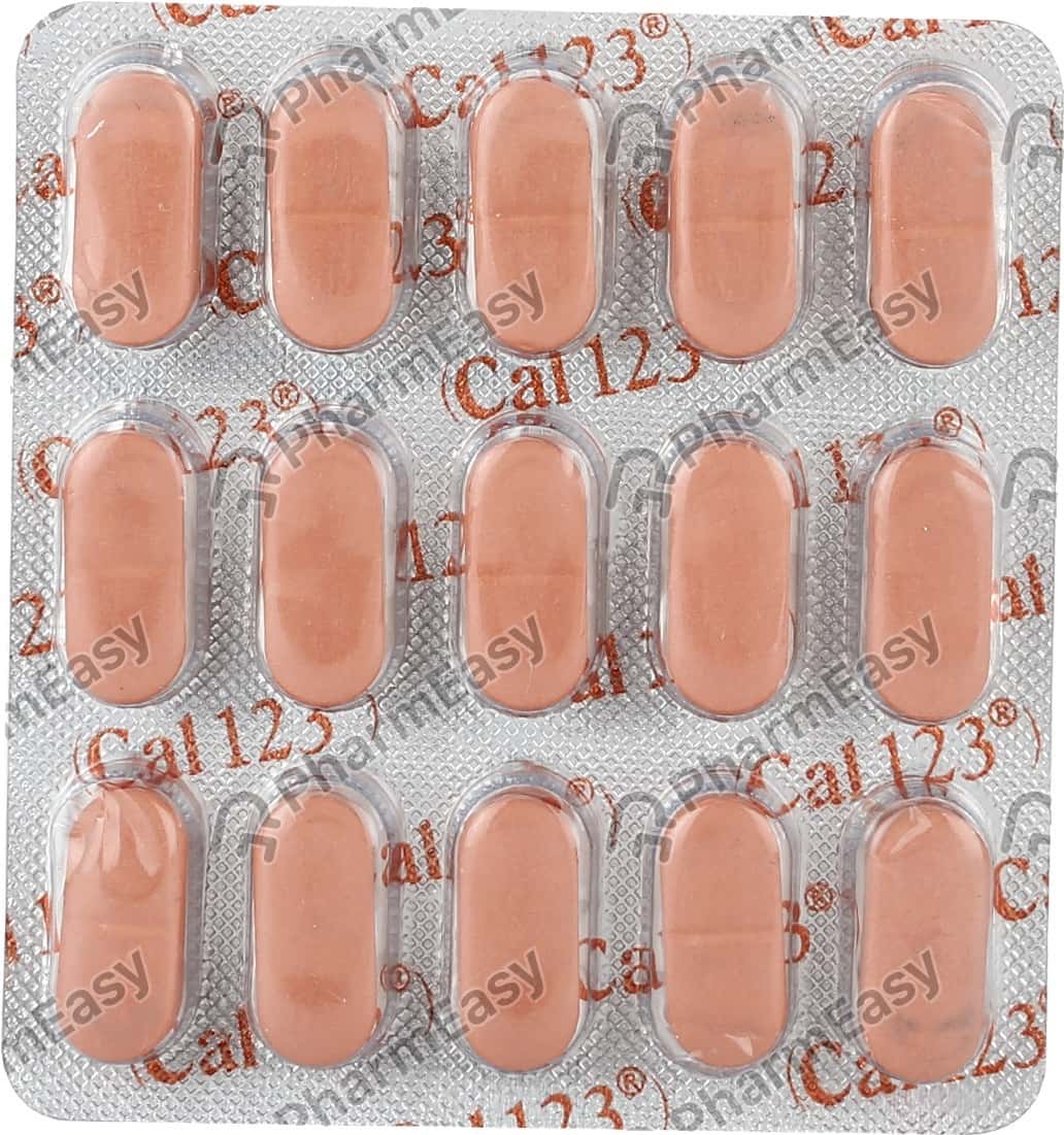 Buy Cal 123 Strip Of 15 Tablets Online at Flat 15% OFF | PharmEasy
