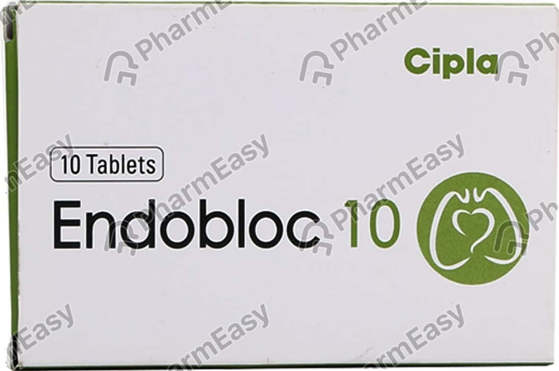 Endobloc 10 MG Tablet (10): Uses, Side Effects, Price & Dosage | PharmEasy