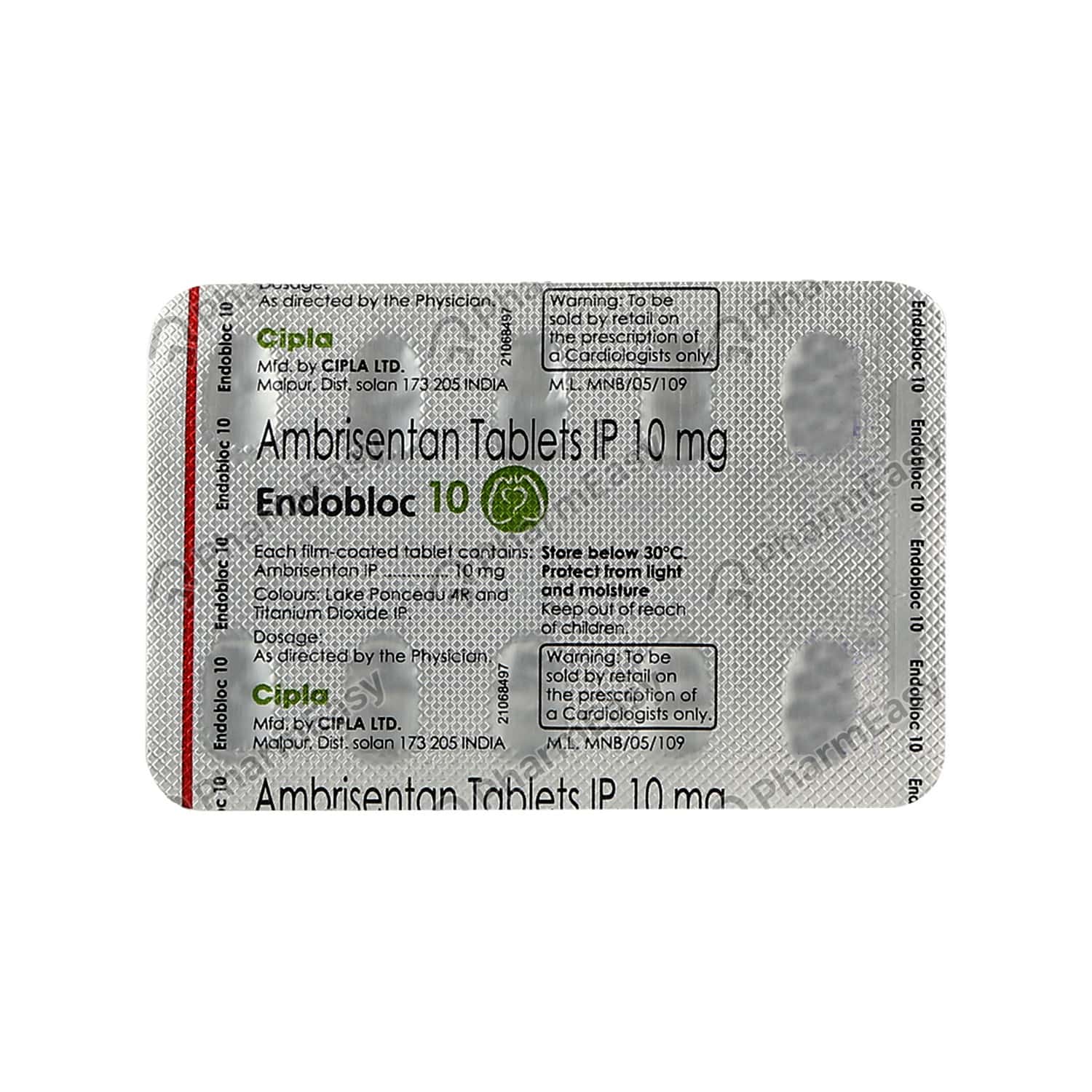 Buy Endobloc 10 MG Tablet (10) Online at Flat 18% OFF* | PharmEasy