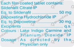 Dasutra X 30mg Strip Of 4 Tablets: Uses, Side Effects, Price & Dosage ...