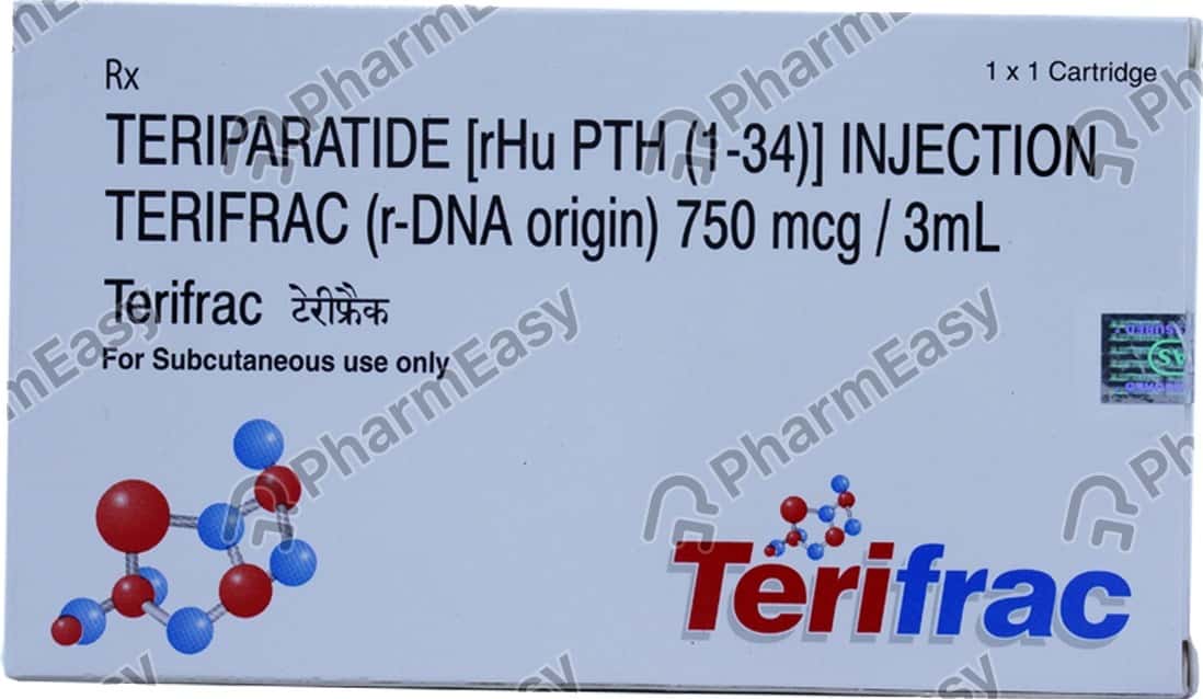 Terifrac 750 MCG/3ML Solution For Injection (3): Uses, Side Effects ...