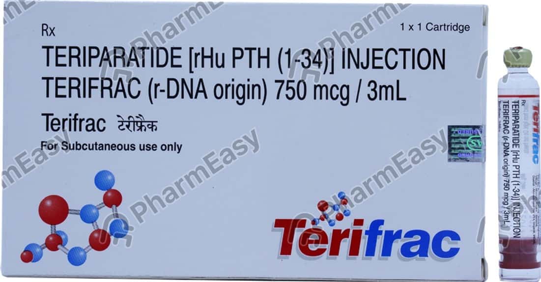 Terifrac 750 MCG/3ML Solution For Injection (3): Uses, Side Effects ...