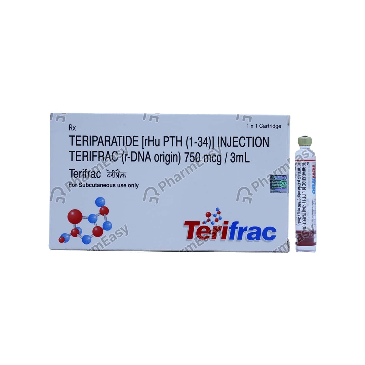 Terifrac 750 MCG Solution For Injection (3) - Uses, Side Effects ...
