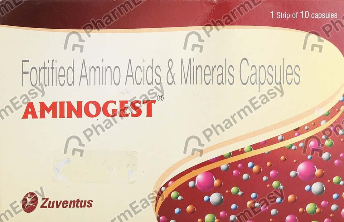 Buy Aminogest Capsules Online at Flat 15% OFF | PharmEasy