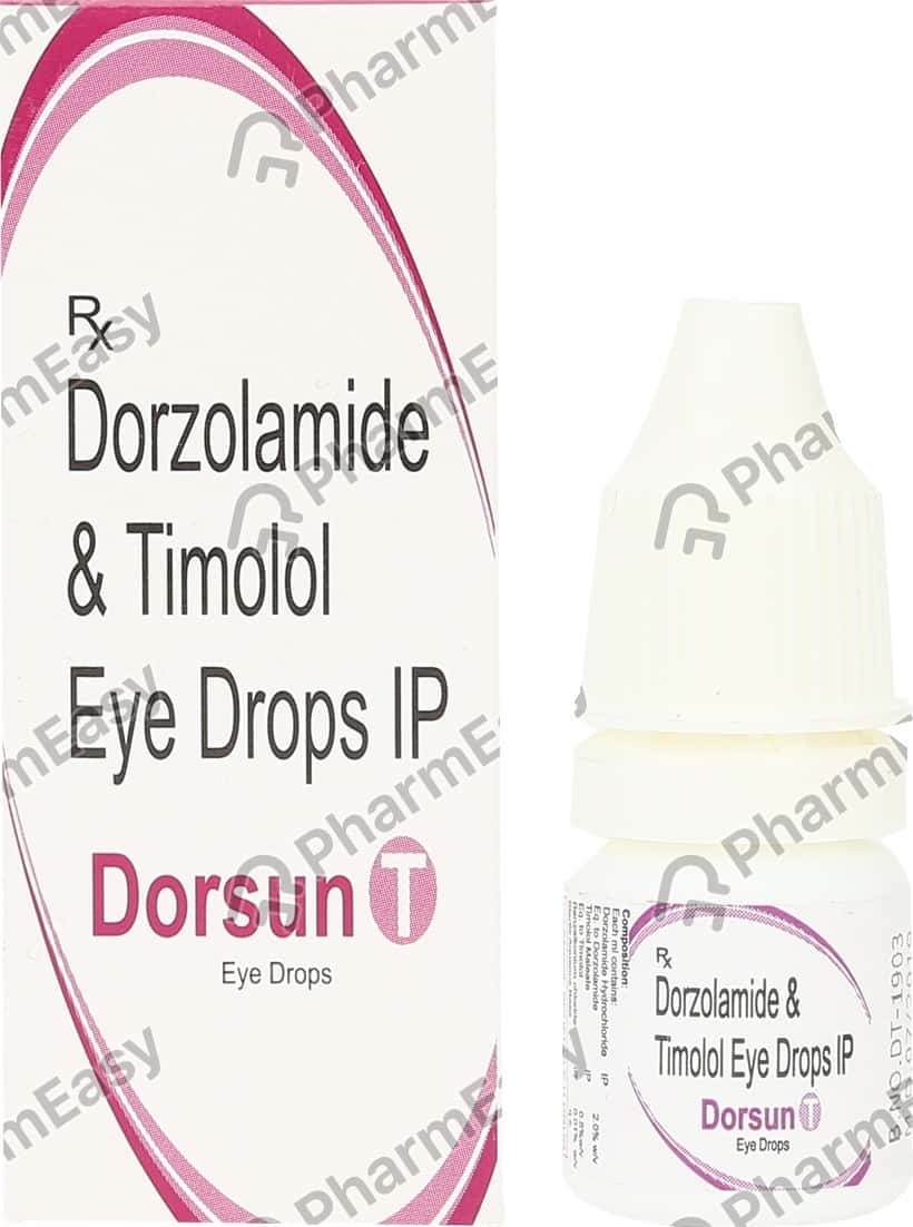 Dorsun T Eye Drops 5ml: Uses, Side Effects, Price & Dosage | PharmEasy