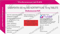 Doloneuron Nt 400mg Strip Of 10 Tablets: Uses, Side Effects, Price ...