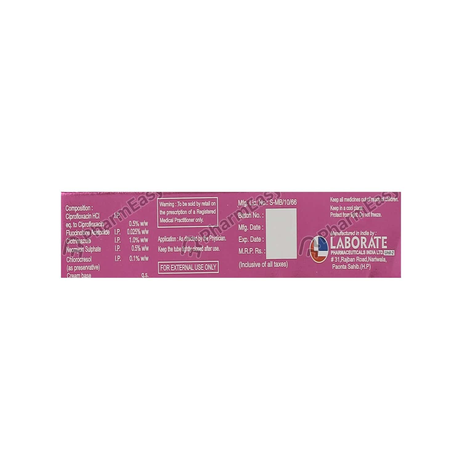 Buy Ceflox Cf Tube Of 15gm Cream Online at Flat 15% OFF | PharmEasy