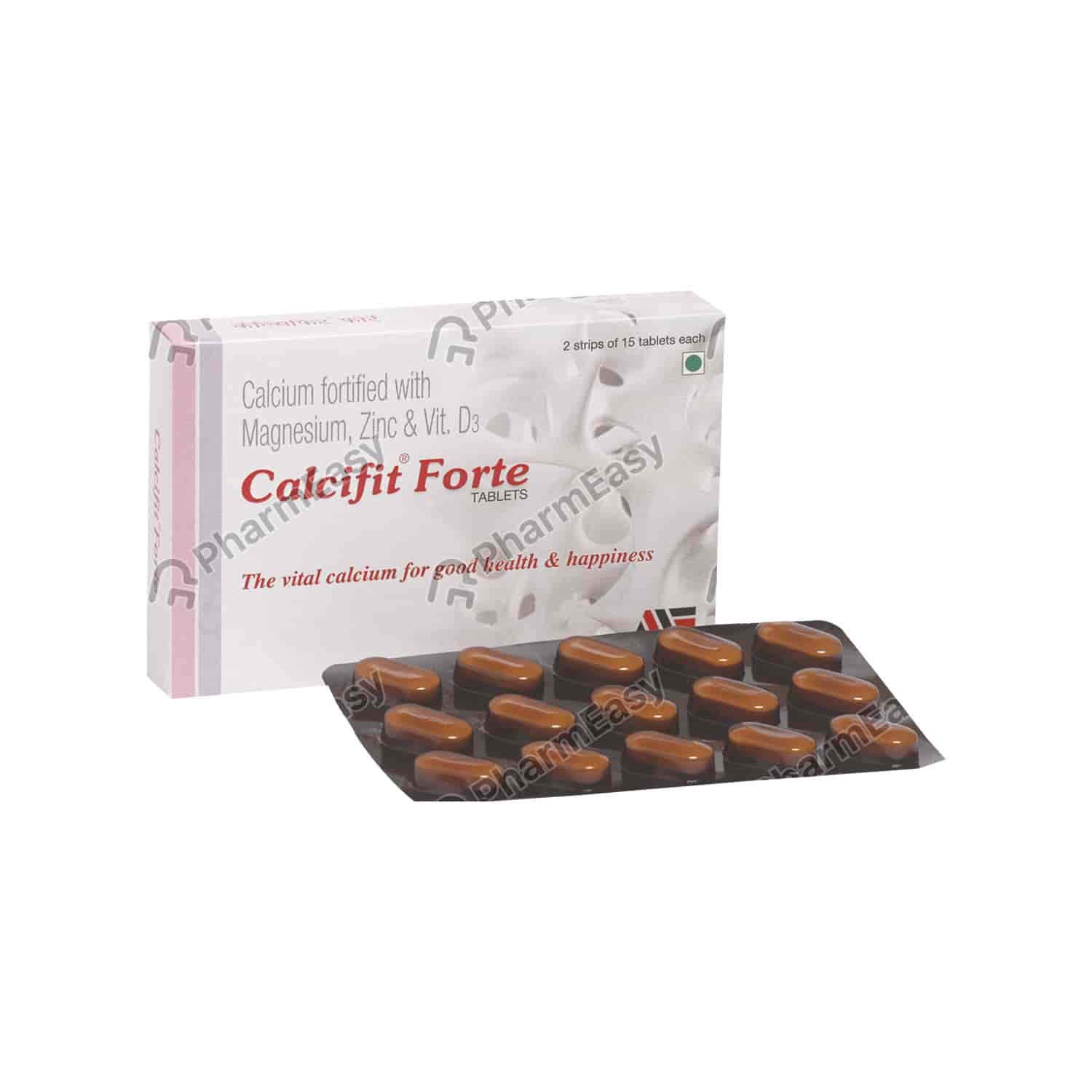 Buy Calcifit Forte Strip Of 15 Tablets Online at Flat 18% OFF* | PharmEasy