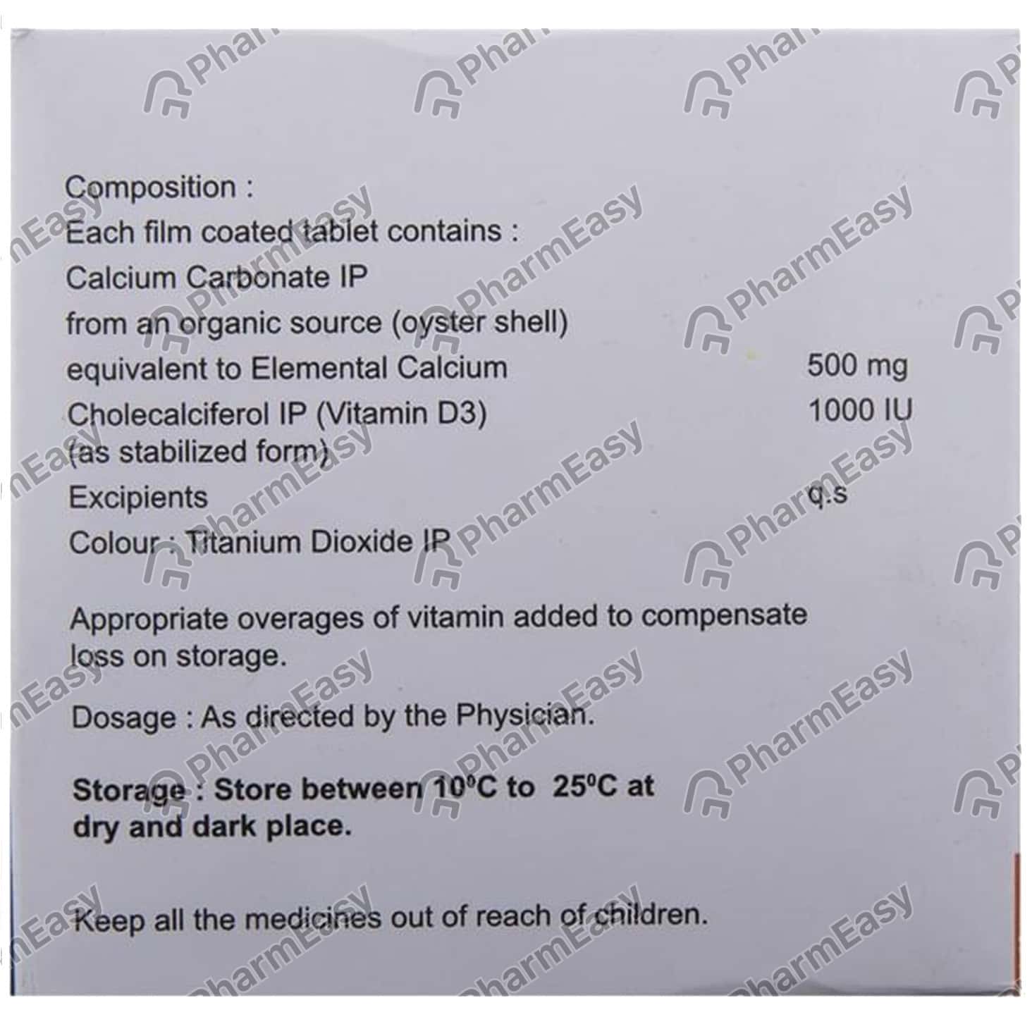 Calshine D Tablet: Uses, Side Effects, Price & Dosage | PharmEasy