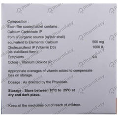 Calshine D Tablet: Uses, Side Effects, Price & Dosage | PharmEasy