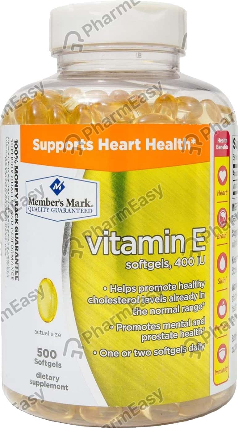 E 400 400 IU Capsule (500): Uses, Side Effects, Price, Dosage ...