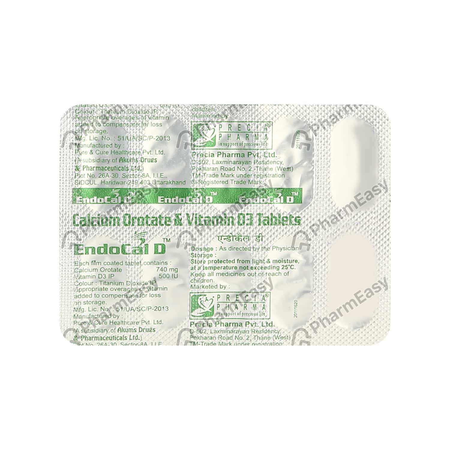 Endocal D Tablet - Uses, Side Effects, Dosage, Composition & Price ...
