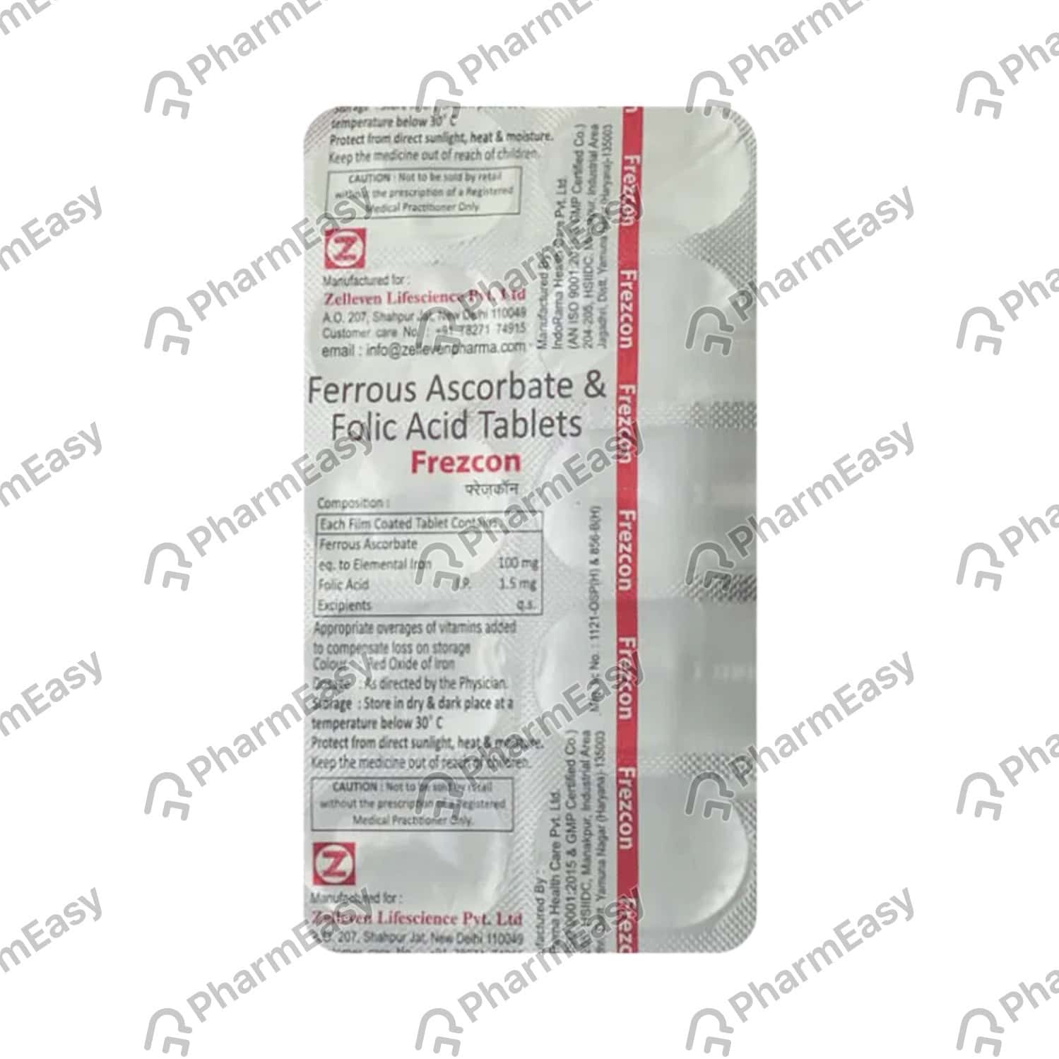 Frezcon Strip Of 10 Tablets: Uses, Side Effects, Price & Dosage | PharmEasy