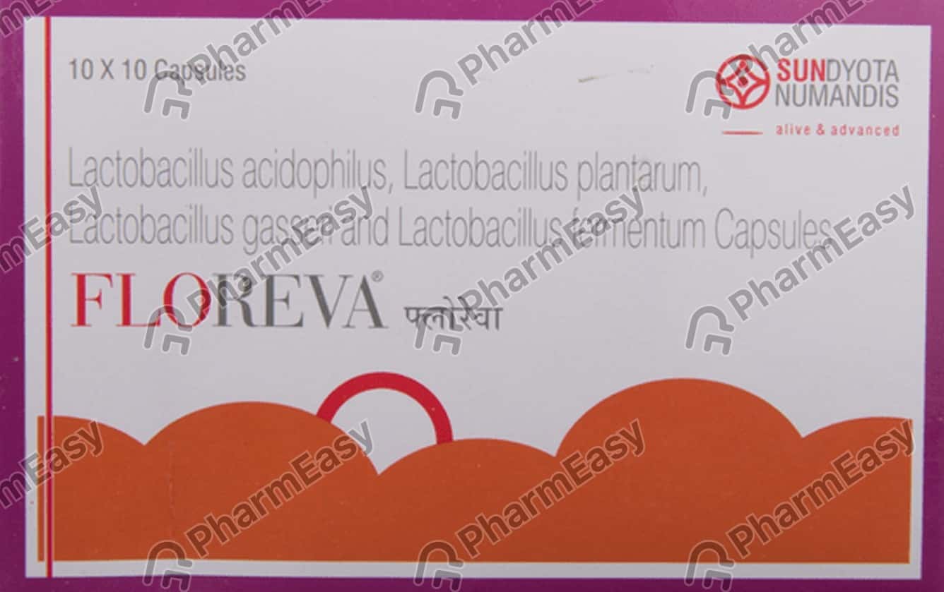 Buy Floreva Strip Of 10 Capsules Online at Flat 15% OFF | PharmEasy