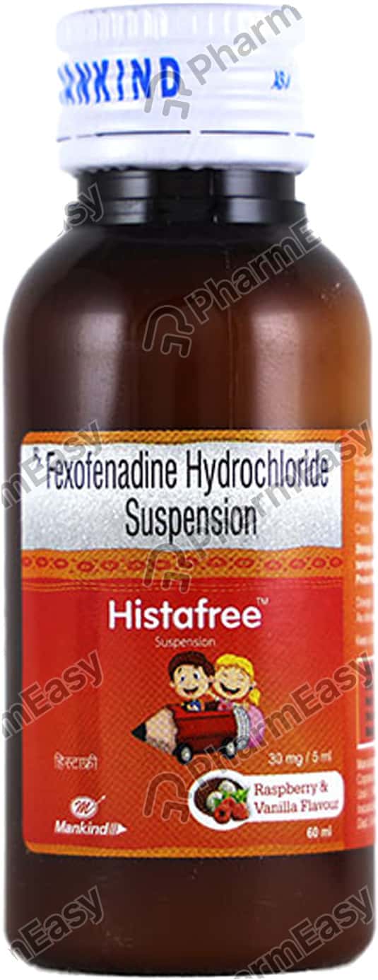 Histafree 30 MG/5ML Suspension (60): Uses, Side Effects, Price & Dosage ...