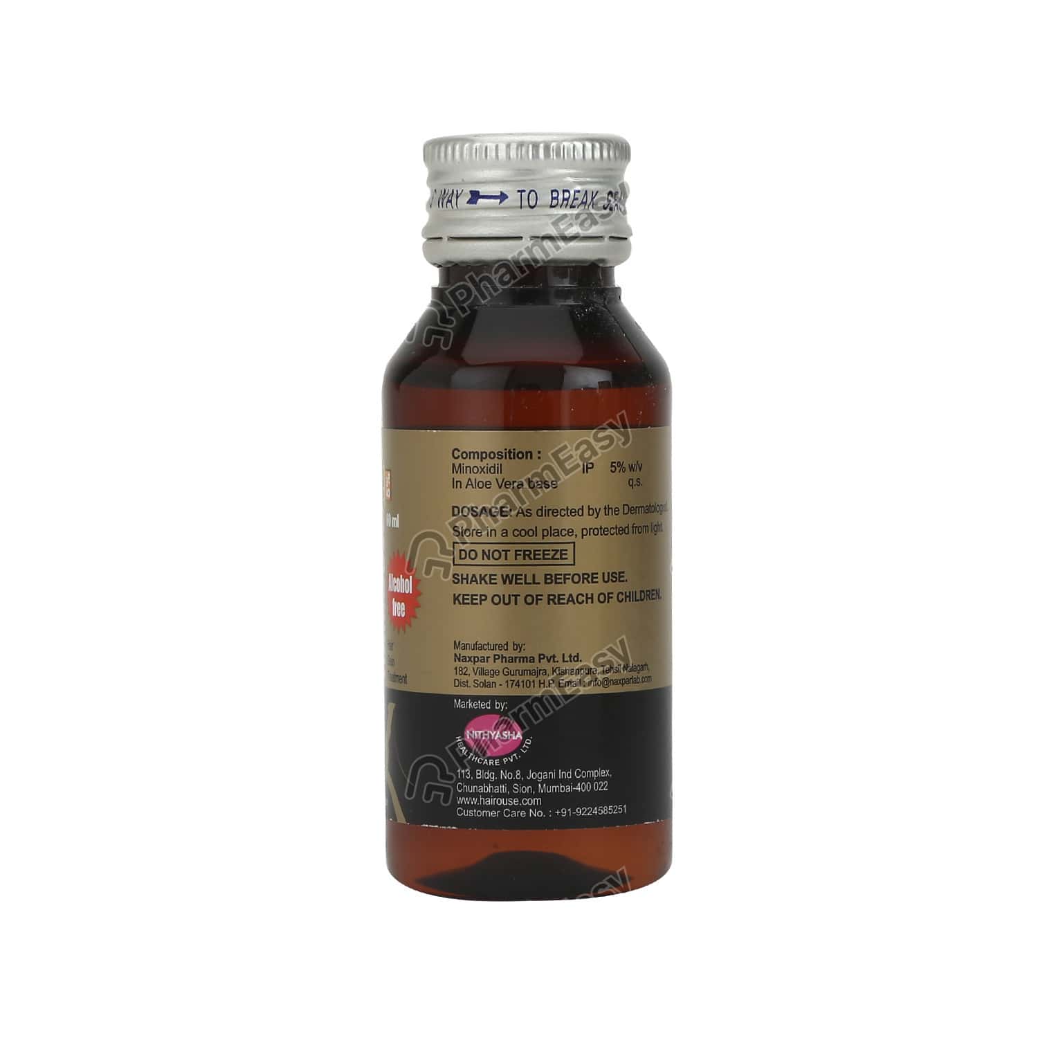 Hairouse Mx 5 % Skin Solution (60) - Uses, Side Effects, Dosage ...