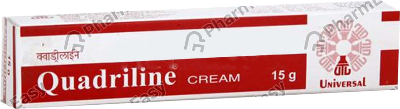 Quadriline Tube Of 15gm Cream: Uses, Side Effects, Price & Dosage ...