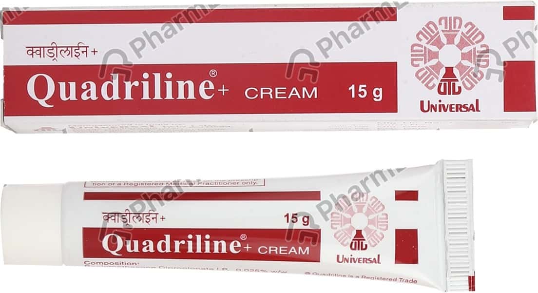 Quadriline Tube Of 15gm Cream: Uses, Side Effects, Price & Dosage ...