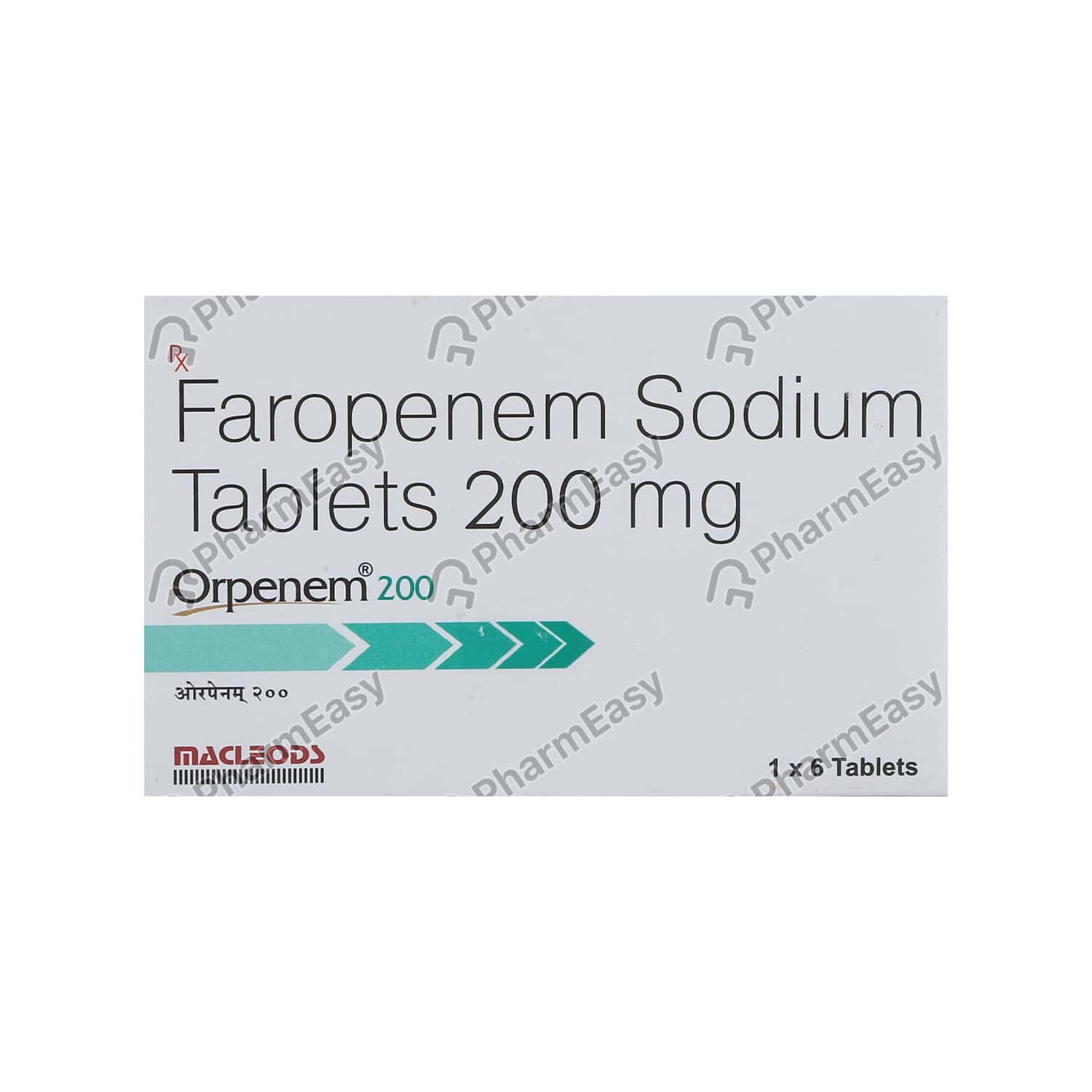 Buy Orpenem 200 MG Tablet (6) Online at Flat 18% OFF* | PharmEasy