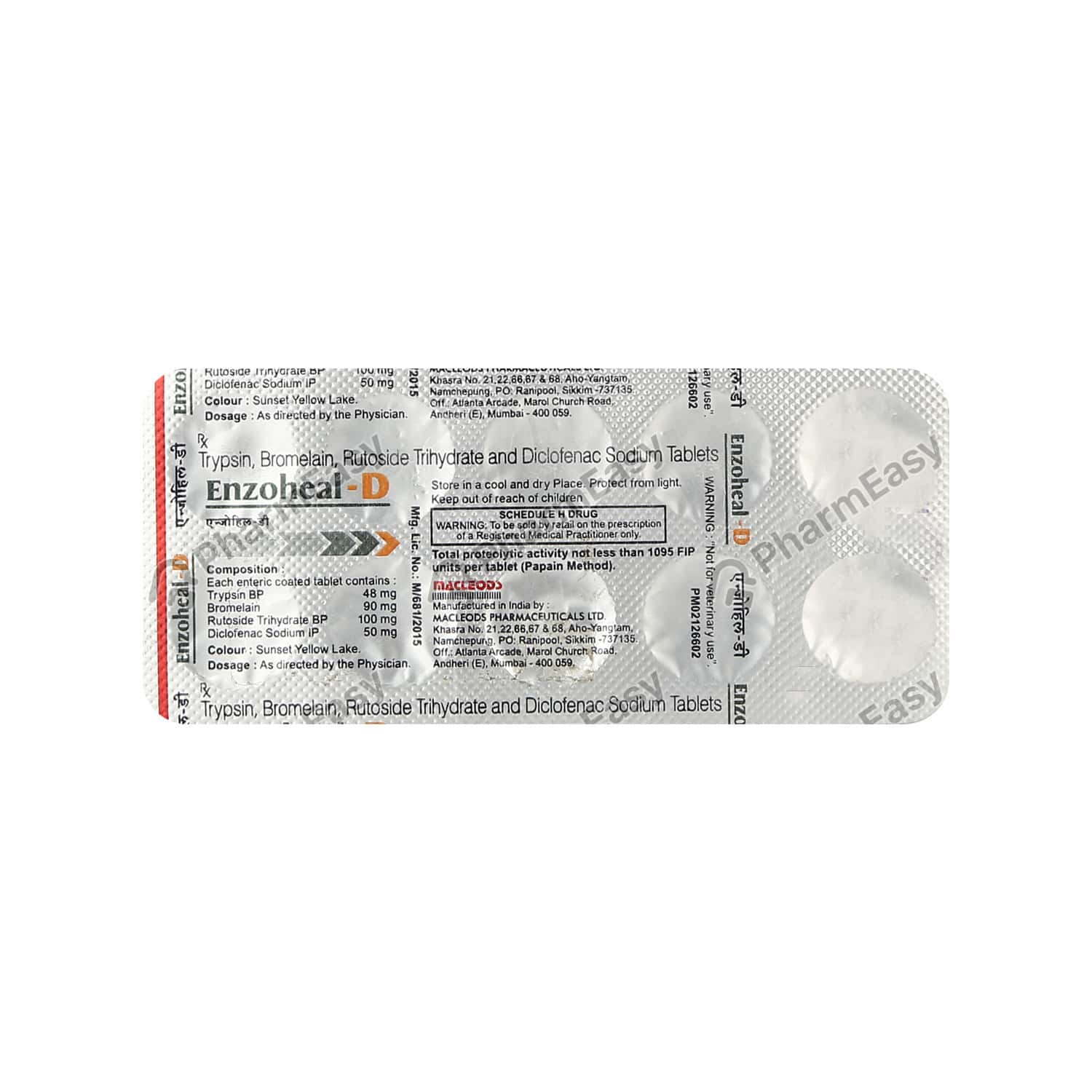 Buy Enzoheal D Tablet Online at Flat 18% OFF* | PharmEasy