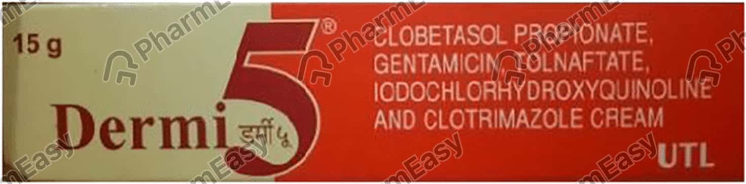 Buy Dermi 5 Tube Of 15gm Cream Online & Save Up to 24% at PharmEasy