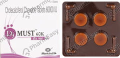 D3 Must 60000 IU Chewable Tablet (4): Uses, Side Effects, Price ...