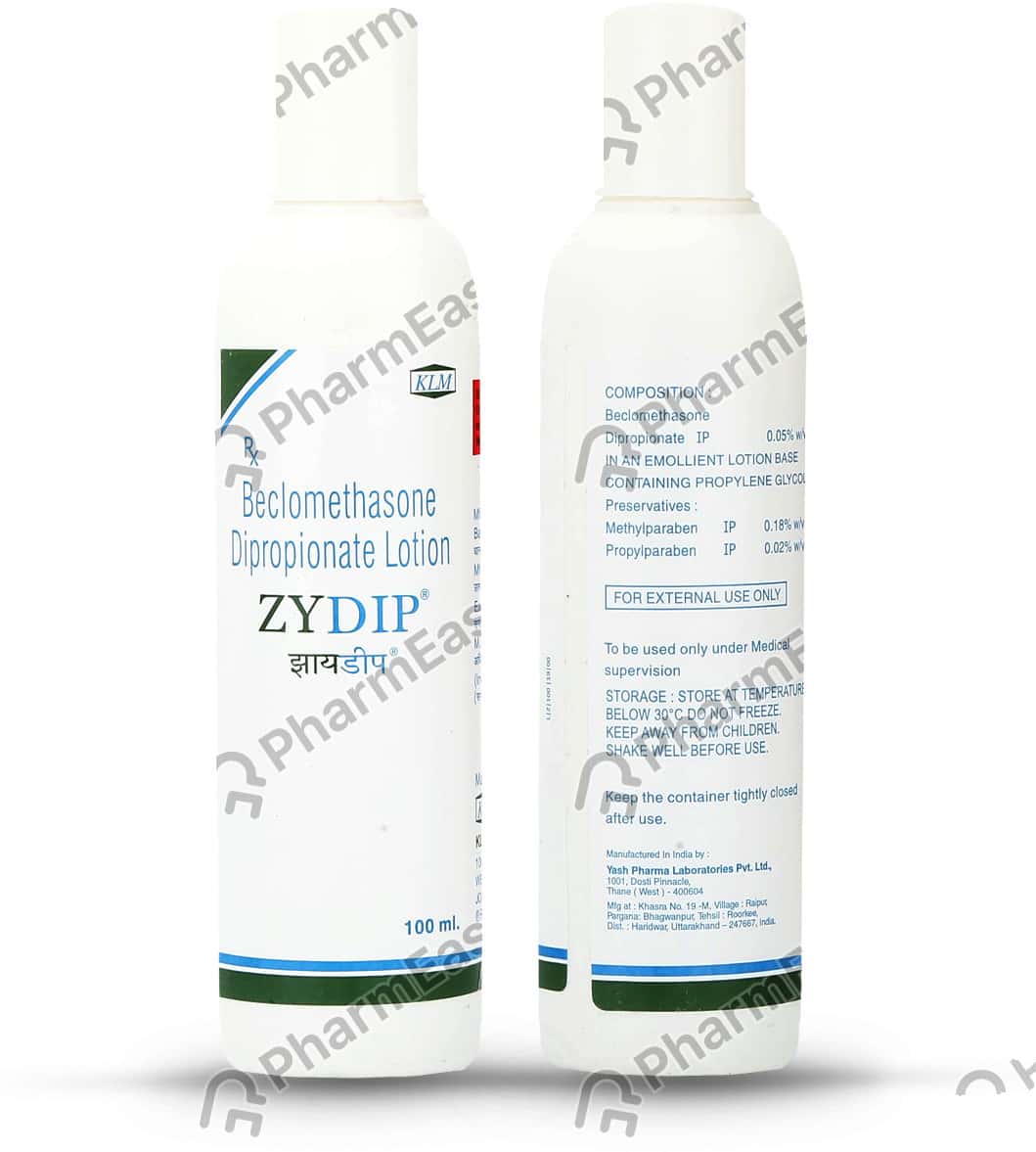 Zydip 0.05 % Lotion (100): Uses, Side Effects, Price & Dosage | PharmEasy