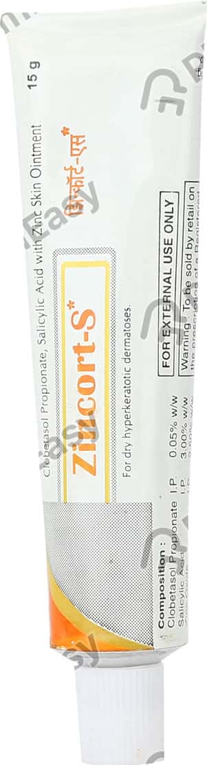 Zincort S Tube Of 15gm Ointment: Uses, Side Effects, Price & Dosage ...