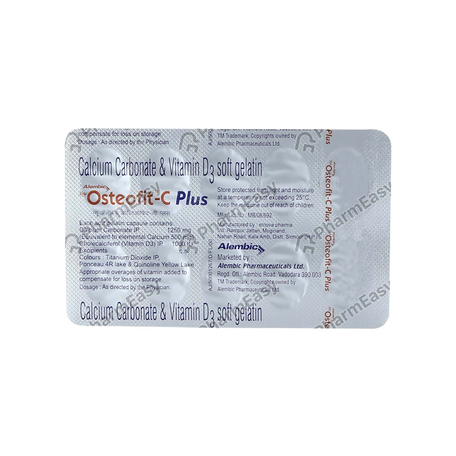 Osteofit C Plus Strip Of 10 Capsules: Uses, Side Effects, Price, Dosage & Composition | PharmEasy