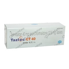 Tazloc Ct 40mg/12.5mg Tab 10'S - Uses, Side Effects, Dosage ...