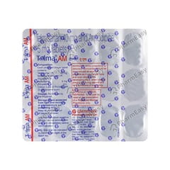 Telma Am 40/5mg Tablet 15'S - Uses, Side Effects, Dosage, Composition ...