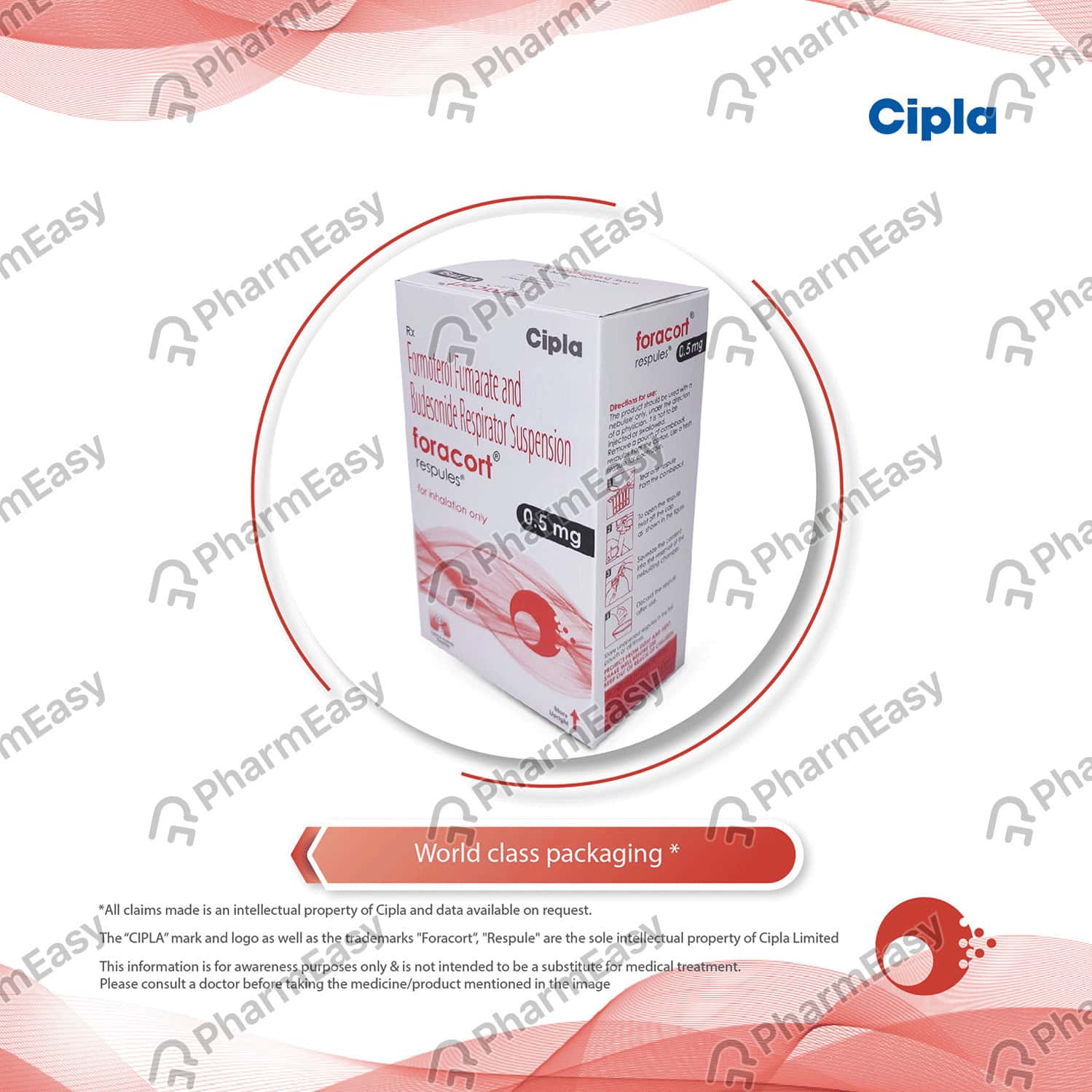 Foracort 0.5mg 2ml Packet Of 5 Respule: Uses, Side Effects, Price ...