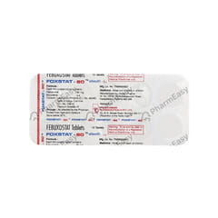 Foxstat 80 MG Tablet (10) - Uses, Side Effects, Dosage, Composition ...