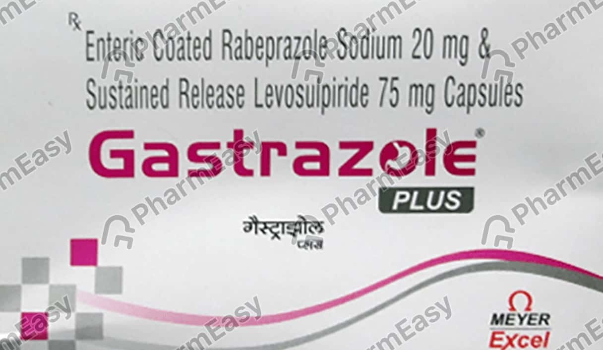 Gastrazole Plus Strip Of 10 Capsules: Uses, Side Effects, Price ...
