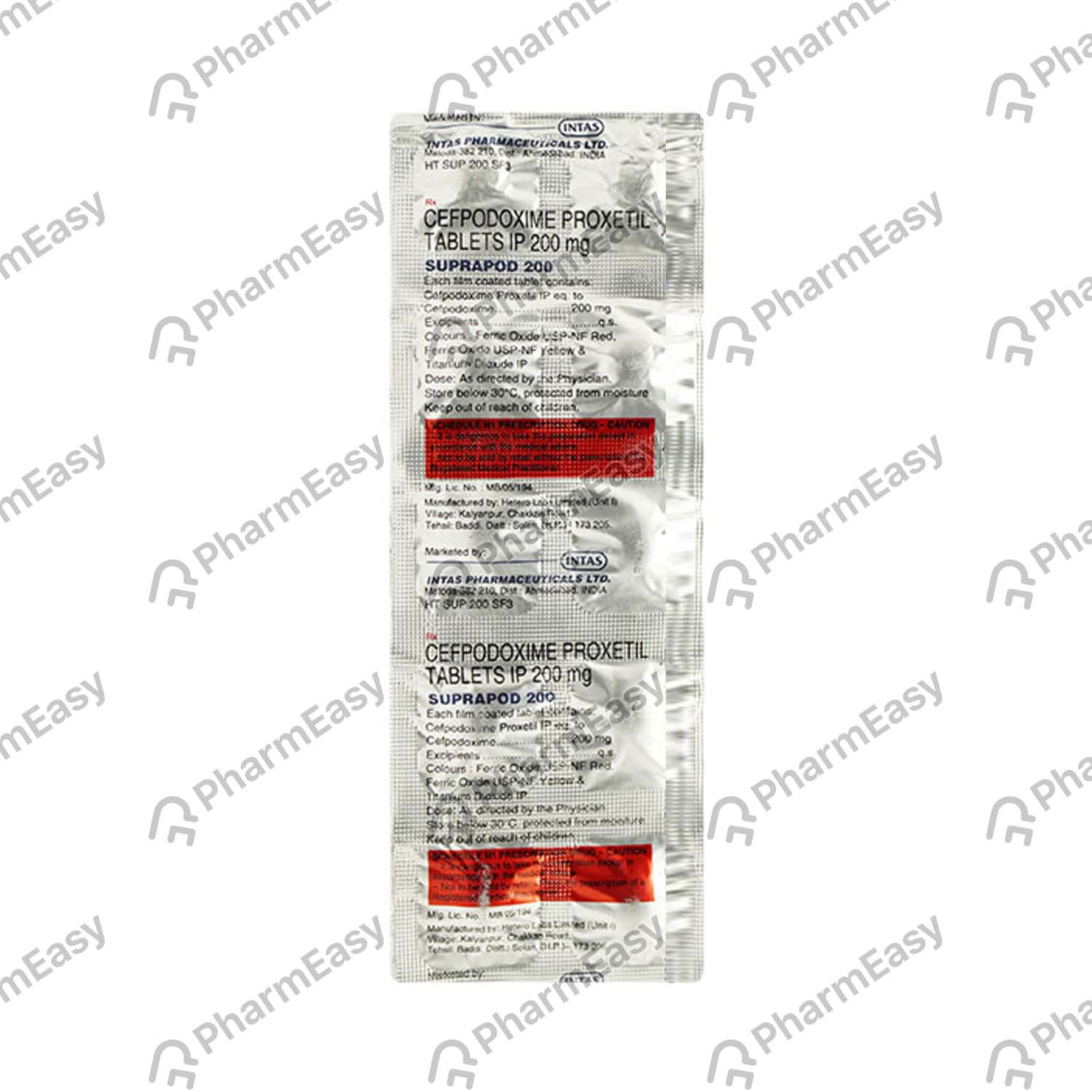 Suprapod 200 MG Tablet (10): Uses, Side Effects, Price & Dosage | PharmEasy