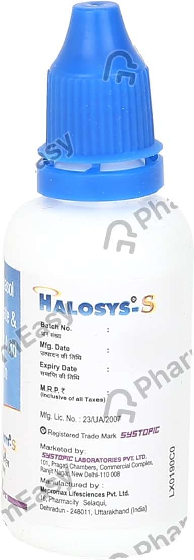 Halosys S Lotion 20ml: Uses, Side Effects, Price & Dosage | PharmEasy